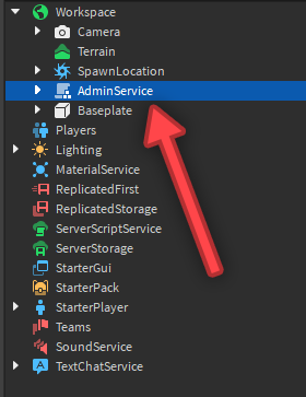 Setup - AdminService