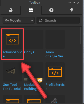 Setup - AdminService